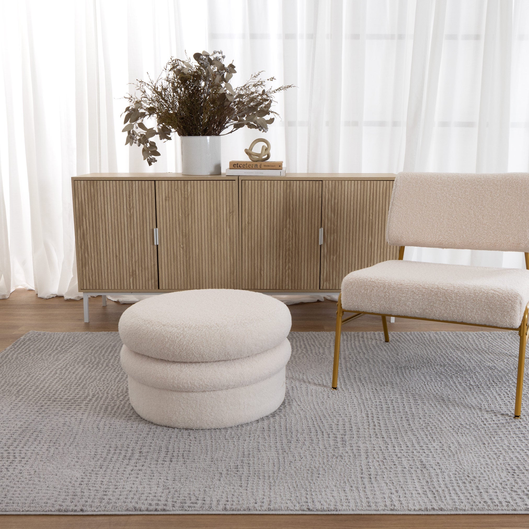 Lara Cobbelstone Grey Rug – All Modern Design